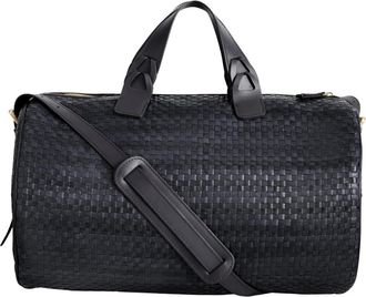 Ibeliv Geflochtene Tote aus Kalbsleder - - Bags - Damen - Schwarzk - ONE SIZE