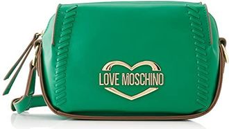Love Moschino JC4053PP1GLD1, Sac À BANDOULIÈRE Femme, Vert, Taille Unique