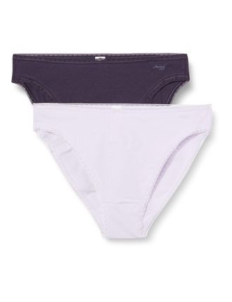 sloggi Damen GO Tai C2P Slip, Blue - Light Combination, S