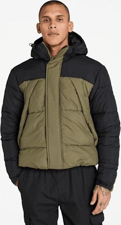 Timberland Strapazierfähige, wasserabweisende Steppjacke für Herren in Schwarz/Dunkelgrün, Herren, Grün, Größe