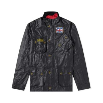 Barbour Union Jack International Jacke - - Jackets - Herren - Schwarzk - S