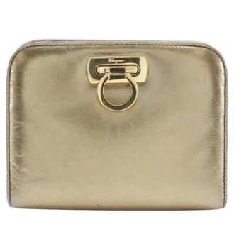 Ferragamo Pre-owned Leder Schultertasche - - Pre-owned - Damen - Gelb - ONE SIZE