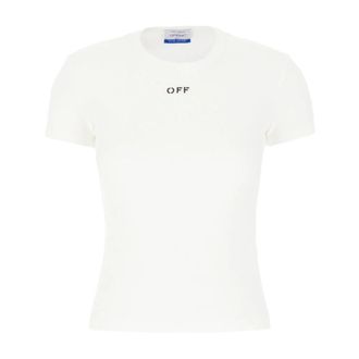 Off-white T-Shirt - - Tops - Damen - Wei&szlig; - L