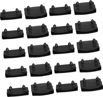 DOITOOL Plastik Bettlatten Endkappen Halter Ersatzkappen f&uuml;r M&ouml;belbettlatten Einfache Montage Halterung f&uuml;r Holzlatten Doppelseitige Endkappen Schutzkappen Er