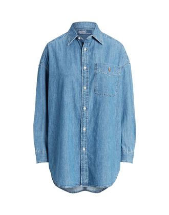 Ralph Lauren OVERSIZE LONG DENIM SHIRT