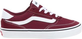 Vans M&auml;dchen Brooklyn Sneaker, Wildleder Canvas Dunkelrot Port Royale, 40.5 EU