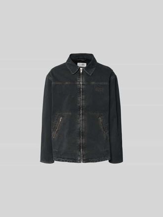 Maison Margiela Jacke in Denim-Optik mit Umlegekragen