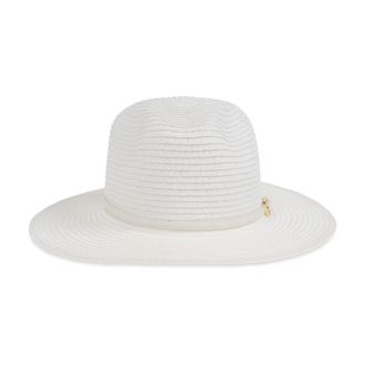 Melissa Odabash Femme, Accessoires, Blanc, Taille: ONE Size Chapeau Fedora