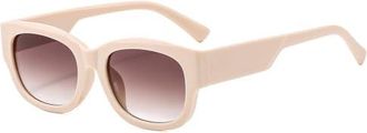 Generic Lunettes De Soleil Sport Dext&eacute;rieur For Hommes, Grande Monture, For Vacances, Conduite, For Femmes(Beige)