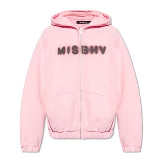 Misbhv Misbhv, Homme, Sweatshirts et sweats &agrave; capuche, Rose, Taille: XS Community Zip Sweat &agrave; capuche