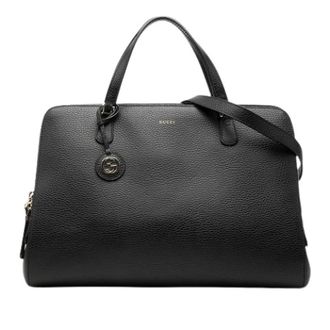 Gucci Pre-owned Vintage Satchel - - Pre-owned - Damen - Schwarzk - ONE SIZE