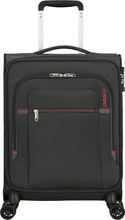 American Tourister Crosstrack - Spinner S, 55 cm, 40 L, Grau,Rot (Grey,Red)