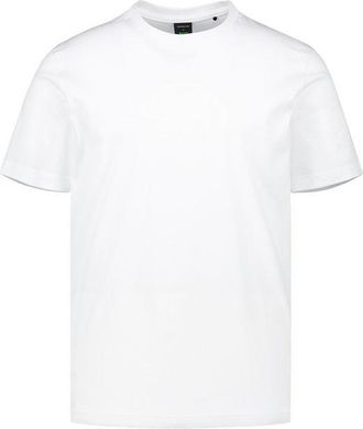 HUGO BOSS Herren T-Shirt wei&szlig; Baumwolle