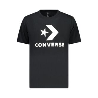 Converse Schwarzes Baumwoll Herren T-Shirt