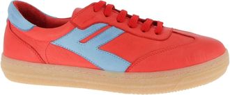 Andrea Conti Damen Low Top Freya Sneaker, rot/Azur, 37 EU