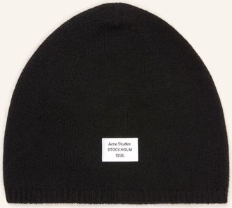 Acne Studios Cashmere-M&uuml;tze schwarz