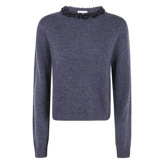 Semicouture Pulls &agrave; col rond - Femme - Pulls - Gris - Taille: 42 FR