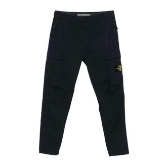 Stone Island Homme, Pantalons, Bleu, Taille: W30 Pantalon Cargo de Combat