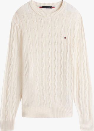 Tommy Hilfiger Pull col rond en laine m&eacute;lang&eacute;e
