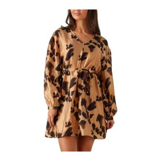 Moss Copenhagen Damen, Kleider, Braun, MGr&ouml;&szlig;e