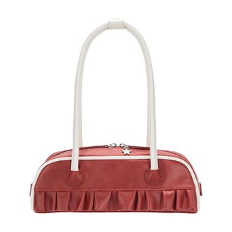 Marge Sherwood Femme, Sacs, Multicolore, Taille: ONE Size Soft Boston Pull-Up Crinkle Leather Ew Mini Piping Bag