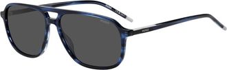 HUGO BOSS Lunettes de soleil HG 1398/S - Homme - Accessoires - Bleu - Taille: 58 MM