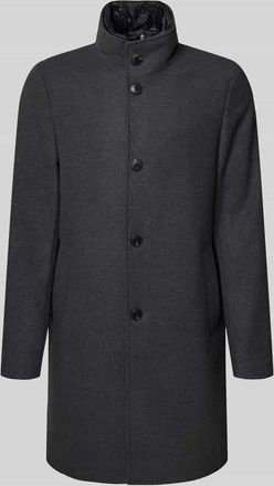 Marc O'Polo Regular Fit Wollmantel mit Stepp-Einsatz