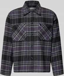 Carhartt Work in Progress Regular Fit Freizeithemd mit Woll-Anteil und Kentkragen