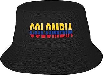 Generic Chapeau De Godet Drapeau Colombien Colombie Chapeaux De Visi&egrave;re Pliable Mode Bonnet Soleil, pour Plage, Sports, De P&ecirc;che, 56-58cm