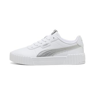 Puma Carina 3.0 Metallisch Glam Sneakers Damen, Schuhe, Wei&szlig;, 35.5