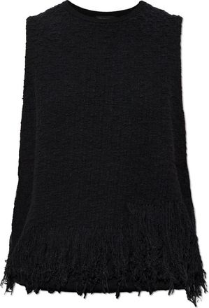 Yohji Yamamoto Strickweste - - Knitwear - Damen - Schwarzk - L