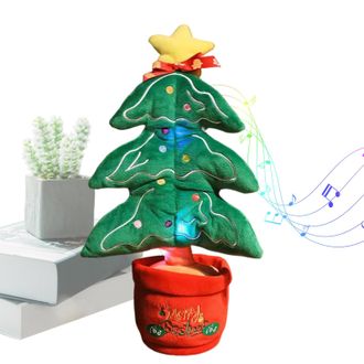 Generico Musikalisches Tanzspielzeug, 32 cm, Weihnachtsbaum, elektrisch, singend, Weihnachtsbaum, saisonale Dekoration für Schlafzimmer, Urlaub, Thanksgiving