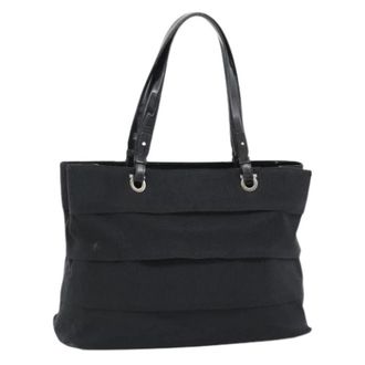 Ferragamo Pre-owned Canvas Tote Bag - - Pre-owned - Damen - Schwarzk - ONE SIZE