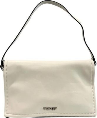 Twinset Femme, Sacs, Blanc, Taille: ONE Size Foldover Shoulder Bag