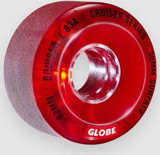 Globe Bruiser 62mm Wheels clear red