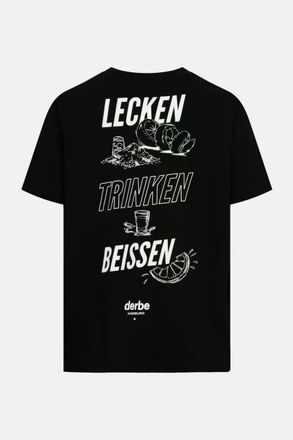 Derbe Derbe Festival T-Shirt LTB Unisex Schwarz GOTS Organic