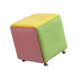 Generic 5-in-1-Hocker mit quadratischem Fu&szlig;, umwandelbarer Wohnzimmerstuhl, leicht for Schlafzimmer, Spielzimmer, Garten, B&uuml;ro, Balkon, Innenhof(Color 8,45x45