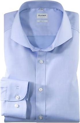 Olymp homme chemise business à manches longues Level Five,body fit,col requin,bleu 11,43