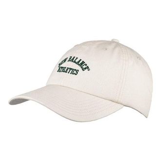 New Balance Unisexe 6 Panel Seasonal Hat en Beige, Coton, Taille OSZ