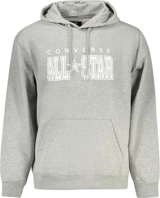 Converse Homme, Sweatshirts et sweats &agrave; capuche, Gris, Taille: XS Arch All Star Sweat &agrave; capuche