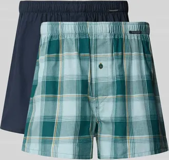 Schiesser Regular Fit Boxershorts aus reiner Baumwolle im 2er-Pack