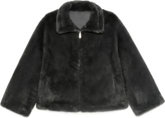 Arma veste zippée en fourrure artificielle - Gris