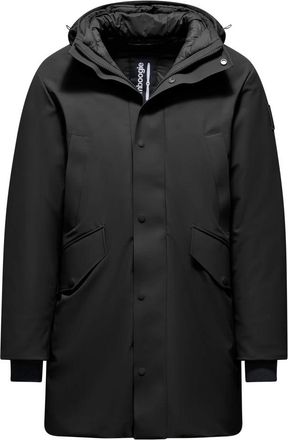 Bomboogie Homme, Manteaux, Noir, Taille: 2XL Longue Parka &agrave; Double Capuche