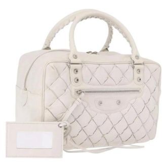 Balenciaga Sac &agrave; main vintage doccasion - Femme - Pre-owned - Blanc - Taille: ONE Size