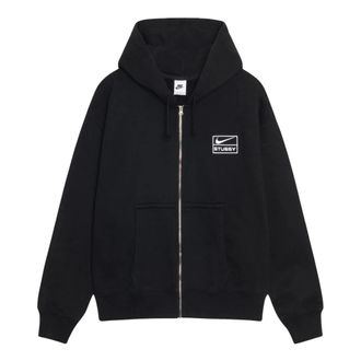 St&uuml;ssy Relaxed Zip Hoodie - - Sweatshirts & Hoodies - Herren - Schwarzk - S