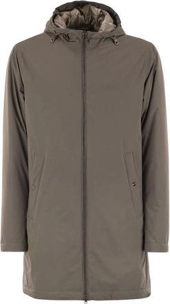Herno Homme, Manteaux, Gris, Taille: 5XL Parka Resort en Nylon Voyage Ponente
