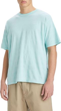Levi's RED TAB VINTAGE TEE Herren, Popcorn Jacquard Pastel Turquoise, XL