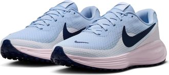 Nike Laufschuh NIKE Revolution 8, Damen, Gr. 37,5, blau (hydrogen blau, blau void, wei&szlig;, pearl pink), Synthetik, Textil, Schuhe Laufschuh, Topseller