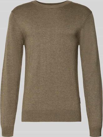 Casual Friday Strickpullover mit gerippten Abschl&uuml;ssen Modell BELLS