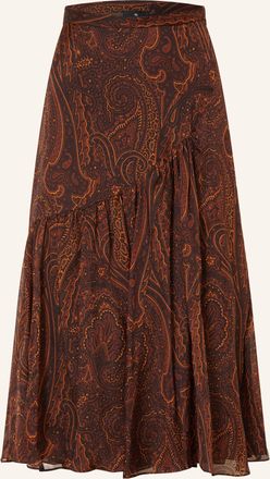 Etro Etro Seidenrock rot